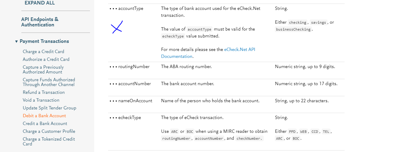 How we integrate ACH ? - Cybersource Developer Community
