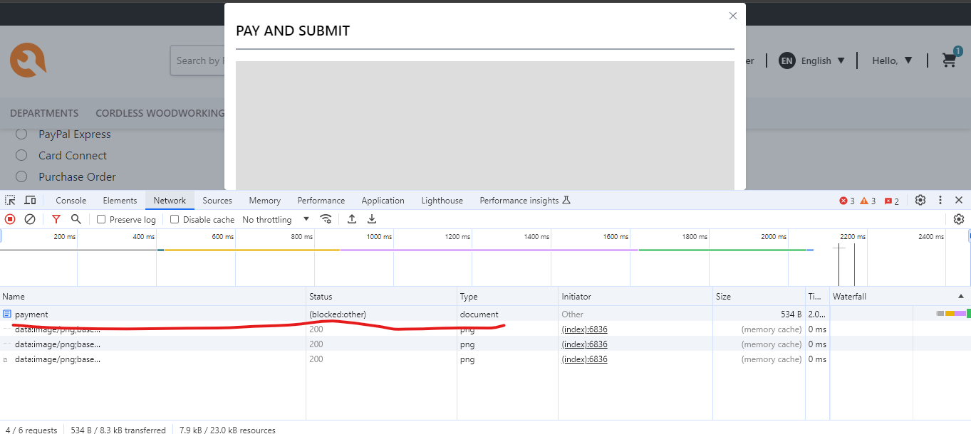 Authorize.net Iframe not rendering - Cybersource Developer Community