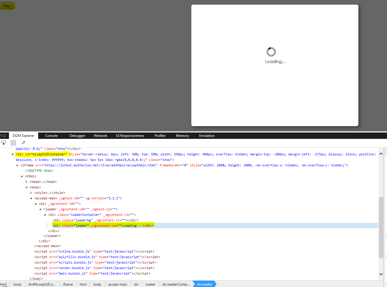 Questions about AcceptUI.js - Cybersource Developer Community