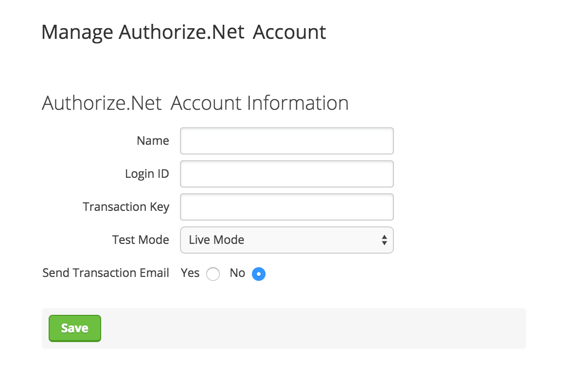 Setting Up Infusionsoft With Authorize.Net - Cybersource Developer ...