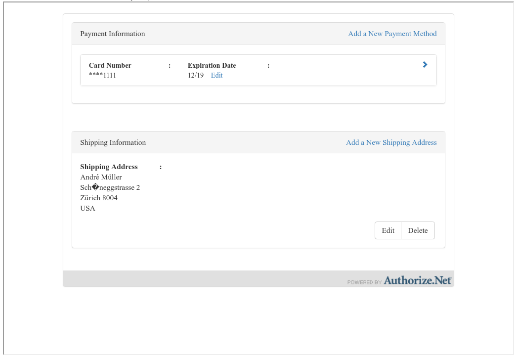 Profile Manager in iFrame: continue not available - Cybersource Developer Community