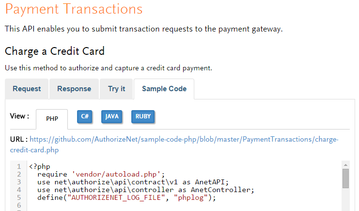 New Developer.Authorize.Net Experience - Cybersource Developer Community